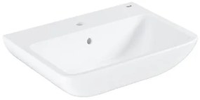 Grohe Start Edge - Umyvadlo 600x448 mm, s přepadem, otvor pro baterii, alpská bílá 39950000