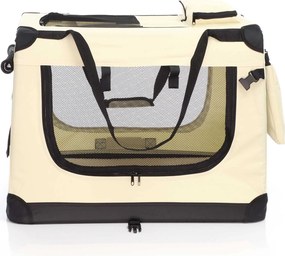 Přepravní box fudajo – 70 × 52 × 50 cm, béžová (64187)