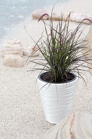 Květináč Small Sand s vložením světle hnědý