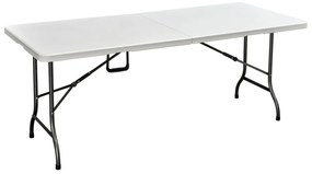 ROJAPLAST Cateringový stůl, 180x75 cm, plastový/ocelový