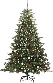 Umělý vánoční stromeček Zelená 240 cm PVC, kov a plast 3395570