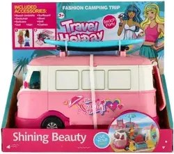 TEDDIES Obytné auto s doplňky / Auto s příslušenstvím / Plast / 3+