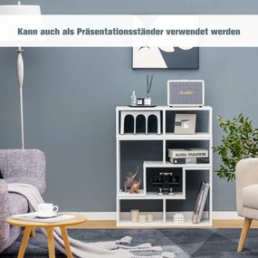 Costway 3dílná dřevěná TV skříňka pro TV do 65" Volně kombinovatelný TV stolek