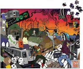 GALISON Oboustranné puzzle Romare Bearden x DreamYard / 500 dílků