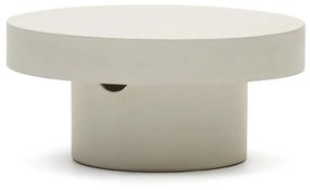 Konferenční stolek blava ø 66 cm bílý MUZZA