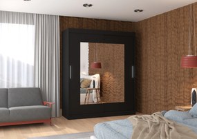 ADRK Furniture Posuvná skříň s zrcadlem ROSETTE 180 ADRK-SW-ROS-B-180