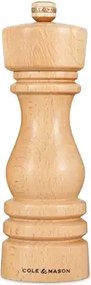 ColeMason London Natural Beech / Mlýnek na pepř / 18 cm / bukové dřevo