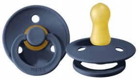 Kaučukový dudlík BIBS, 0-6 m, tm. modrý