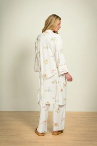 Pip Studio Naomi kimono Blossom Chique, bílý (Kimono z měkké strečové viskózy)