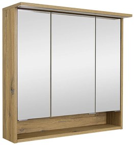 Comodo Zrcadlová skříňka závěsná s LED osvětlením Mateo 75 ZS
