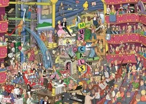 HEYE Puzzle Nejlepší muzikály / 1000 dílků