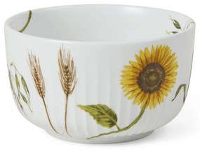 KÄHLER Porcelánová miska Hammershøi Summer Sunflower 12 cm, žlutá barva, porcelán