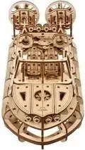 Ugears 3D dřevěné mechanické puzzle Rescue Hovercraft / od 14 let / 38