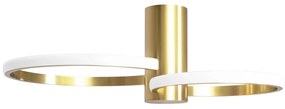 Toolight Toolight, LED stropní svítidlo 50x30,5cm, 22W, APP1402-CW, zlatá lesklá, OSW-05849