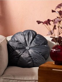 Sinsay - Kulatý prošívaný dekorativní polštář - šedá