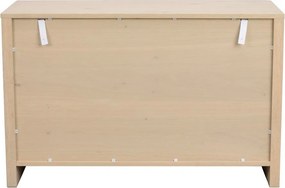 Komoda v dekoru dubu ve světle přírodní barvě 110x70x45 cm Melstone – Rowico