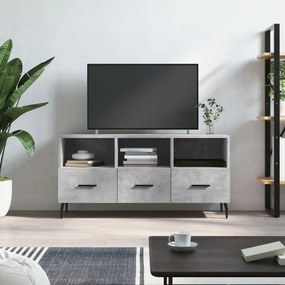 TV skříňka betonově šedá 102 x 36 x 50 cm kompozitní dřevo - Default Title