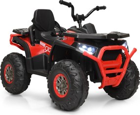 Costway 12 V elektrická dětská čtyřkolka se světlomety 4 kola dětské auto