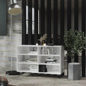 vidaXL Marketos Příborník bílý s vysokým leskem 103,5x35x70 cm kompozitní dřevo