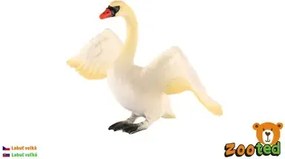 ZOOTED Figurka Labuť velká / Plast / 10 cm / V sáčku / od 3 let