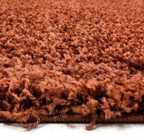 Vopi | Kusový koberec Life Shaggy 1500 terra - 80 x 250 cm