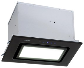 Klarstein Hektor Brilliant Edition, digestoř, 52 cm, vestavná, 506 m³/h, dotykové ovládání, sklo, černá