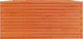 Zahradní truhlík voskově hnědý 100x100x49,5 cm masivní borovice 3282541