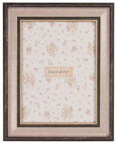 Hnědý fotorámeček Wabbelaar L – na fotografii o rozměru 15x20 cm