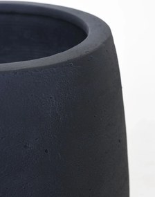 Květináč MAGNUM, sklolaminát, výška 100 cm, antracit