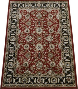 BE Koberec Lotus 9305 RED - červený obdélníkový Rozměr: 40x60 cm