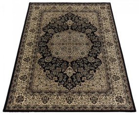 Vopi | Kusový koberec Kashmir 2608 black - 80 x 150  cm