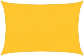 Plachta proti slunci 160 g/m² obdélník žlutá 4 x 6 m HDPE 311574