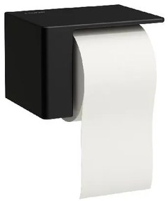 Laufen VAL - Držák toaletního papíru s krytem, matná černá H8722807160001