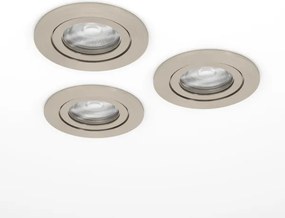Eglo 902259 - SADA 3x LED Podh. bodové svítidlo BARRANCO 1xGU10/4,5W/230V chrom