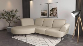 XXXLutz ROHOVÁ SEDAČKA, textil, krémová Sit & More - Sedací soupravy - 000144013254