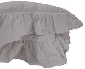 SADA DEKORAČNÍCH POVLAKU NA POLŠTÁŘ STONEWASHED 2 KS 40X40 CM ŠEDÁ