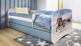 XXXLutz POSTEL PRO DĚTI A MLÁDEŽ 80/160 cm, modrá, bílá MID.YOU - Dětské pokoje sestavy - 00214200022P