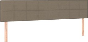 Box spring postel s matrací taupe 180x200 cm textil 3140077