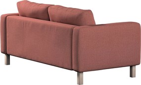 Potah na pohovku IKEA  Karlstad 2-místná, nerozkládací, krátký barva hnědá látka pletený vzor