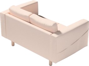 Potah na pohovku IKEA Norsborg 2-místná barva růžová látka pletený vzor