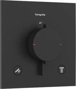 Hansgrohe Ecostat Comfort E sprchová a vanová baterie bez podomítkového tělesa matná černá 33711670