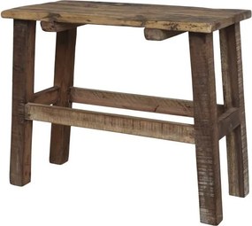 Hnědá dekorační dřevěná lavice Grimaud Unit - 60*30*50 cm