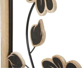 Nástěnná dekorace Girish B 60 cm černá/hnědá