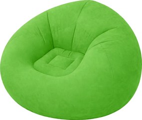 Verk Group Nafukací sedák velourové křeslo lehké měkké pohodlné relaxace