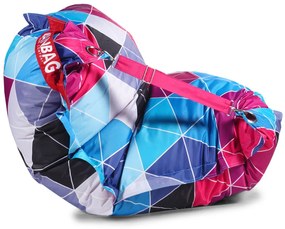 BeanBag Designový sedací vak 189x140 Triangle 2 s popruhy