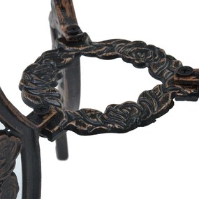 vidaXL 3dílný bistro set litý hliník [47858] Barva: Černá