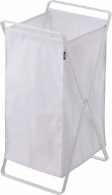 Yamazaki, Skládací koš na prádlo Tower 2484 Laundry Basket | bílý