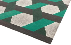 Zelený  koberec Moby Green Rozměry: 120x170 cm