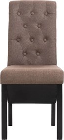 vidaXL Jídelní židle 2 ks textil [248988] Barva: Béžová