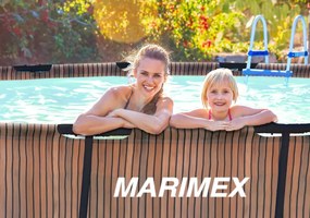 Marimex | Bazén Marimex Florida 3,05x0,91 m se zabudovaným skimmerem - motiv TEAK (poškozený obal) | 103402840